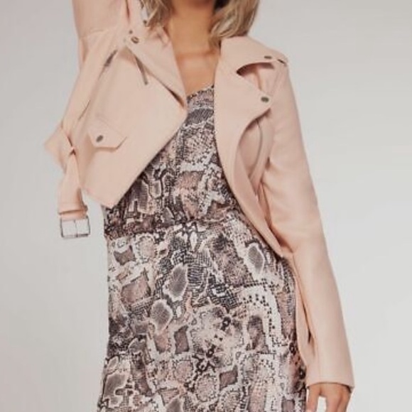 Black Tape_ | Jackets & Coats | Nwt Black Tape Vegan Leather Blush Pink ...